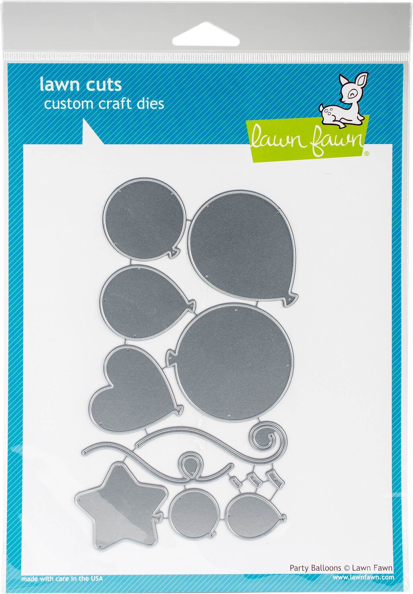 Lawn Cuts Custom Craft Die -Party Balloons | Michaels