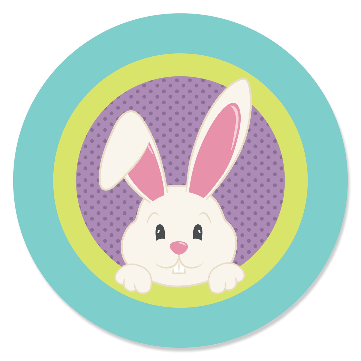 Big Dot of Happiness Hippity Hoppity - Easter Bunny Party Circle ...