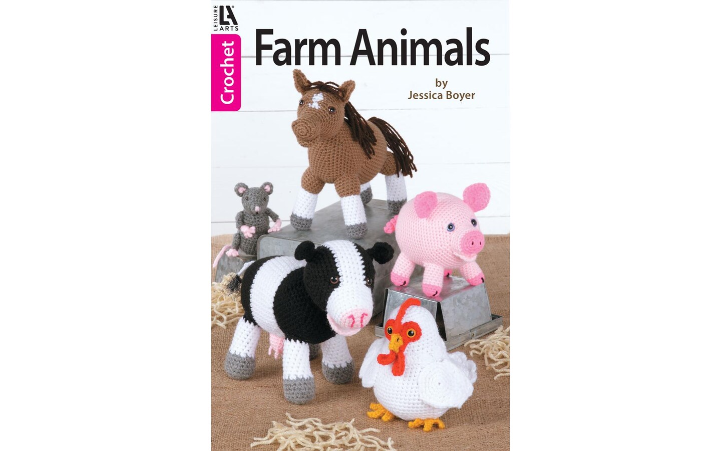 Leisure Arts Farm Animals Crochet Book | Michaels