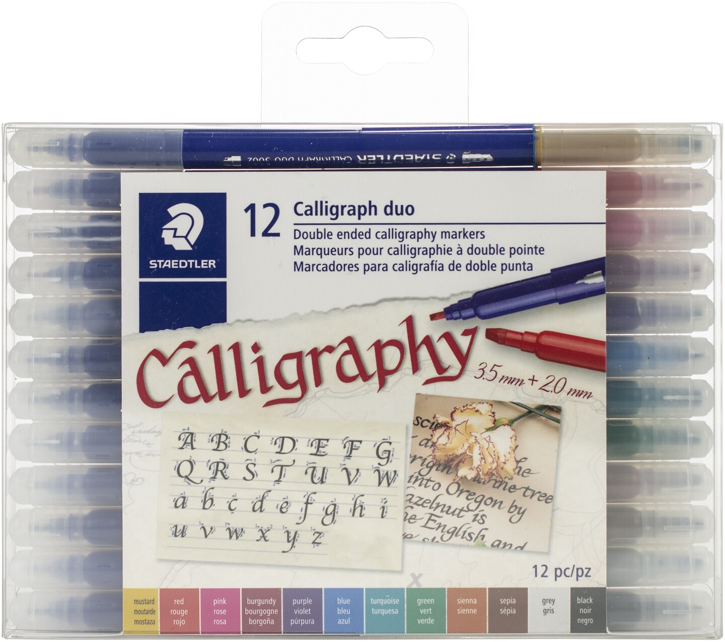 Staedtler Double Ended Calligraphy Markers 12/Pkg- | Michaels