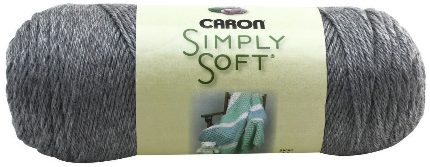 Multipack of 12 - Caron Simply Soft Heathers Yarn-Grey Heather | Michaels