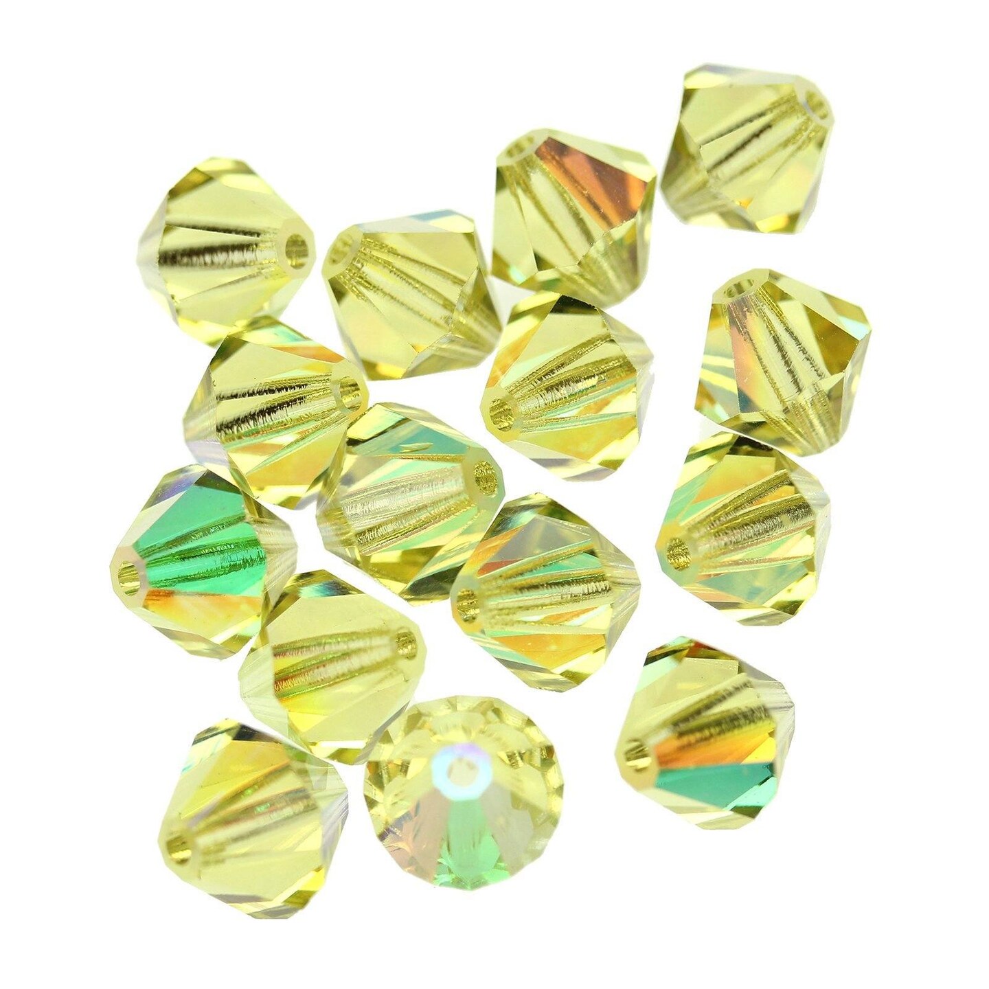 Preciosa Bicone 8mm Jonquil AB Beads | Michaels
