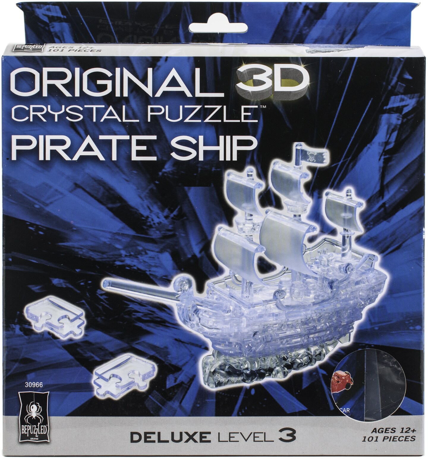 BePuzzled 3-D Crystal Puzzle-Pirate Ship Clear | Michaels