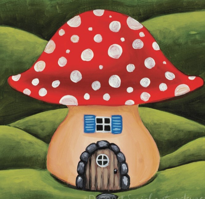 Mushroom House Painting Kit | Michaels