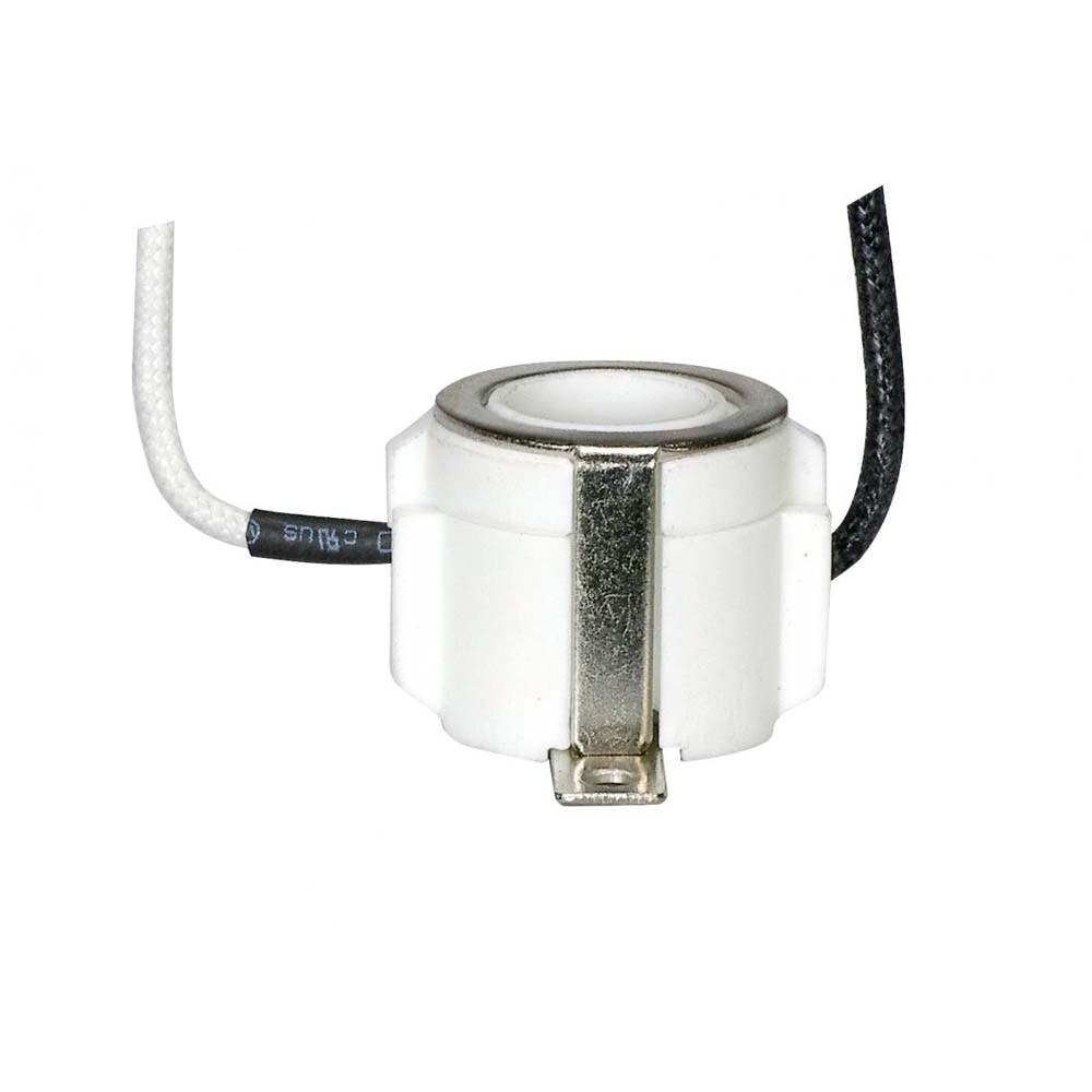 Satco 18-in Leads E11 Mini Can Halogen Socket w/Side Wired & Screw ...