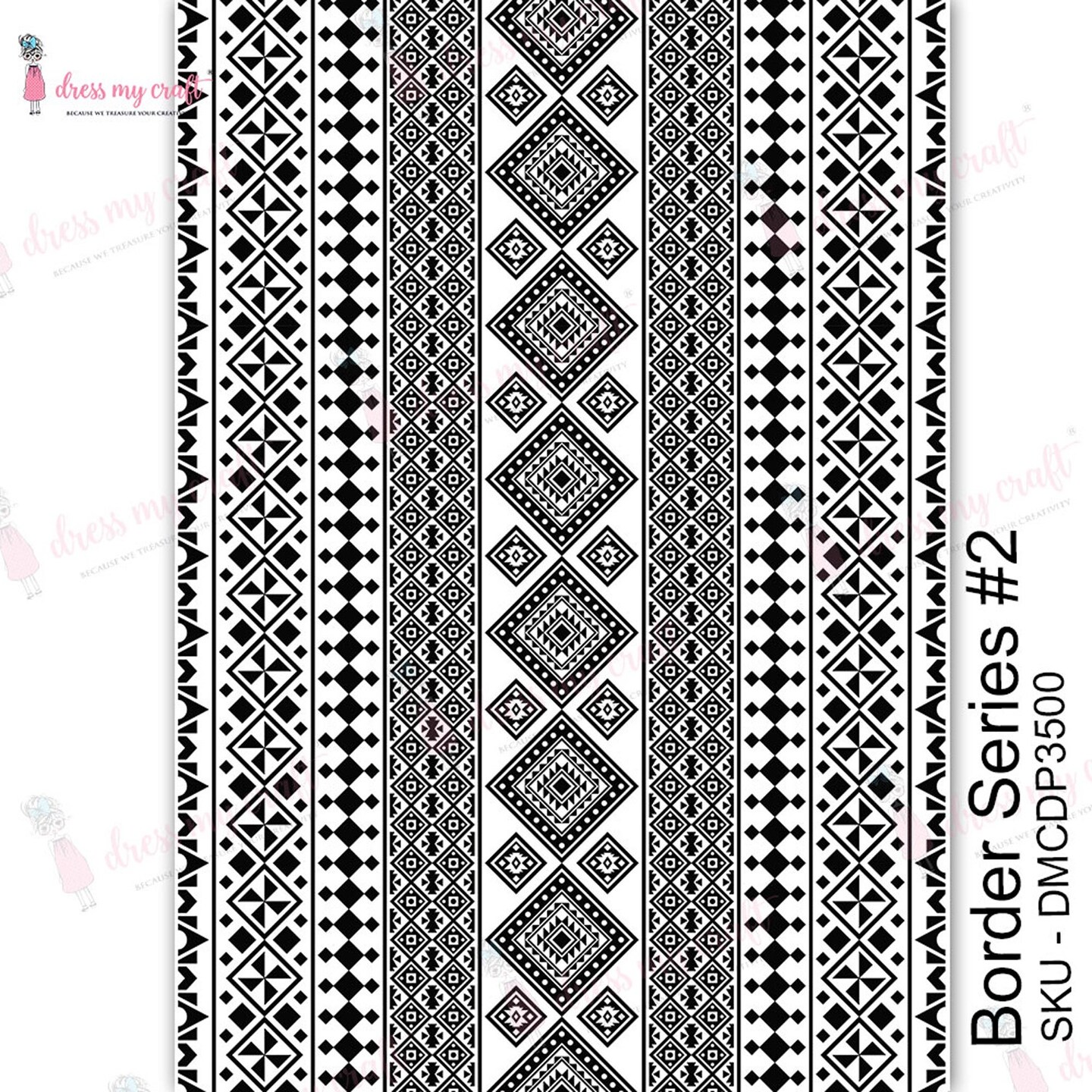 Dress My Craft Transfer Me Sheet A4-Border Series #2 | Michaels