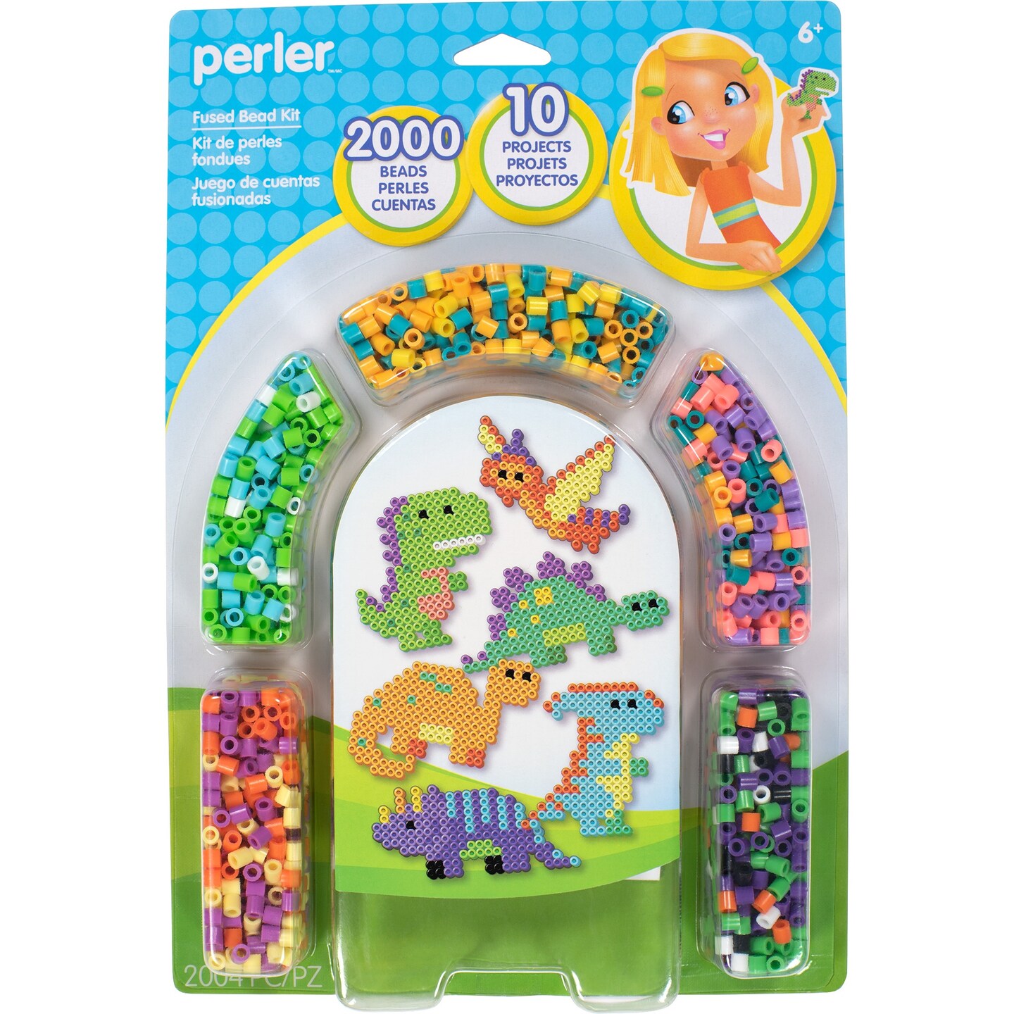 Perler Fused Bead Kit-Dino | Michaels