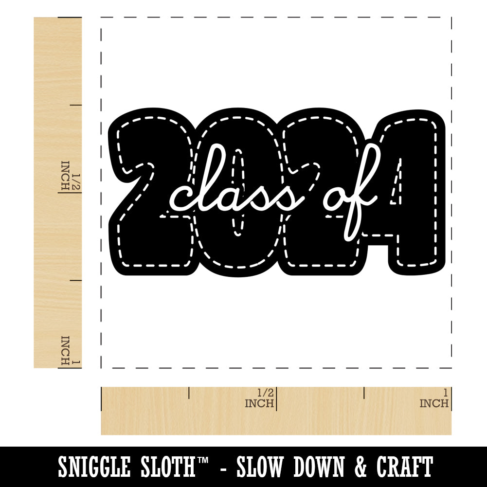 Class of 2024 Bold Year Graduate Graduation School College Self-Inking ...