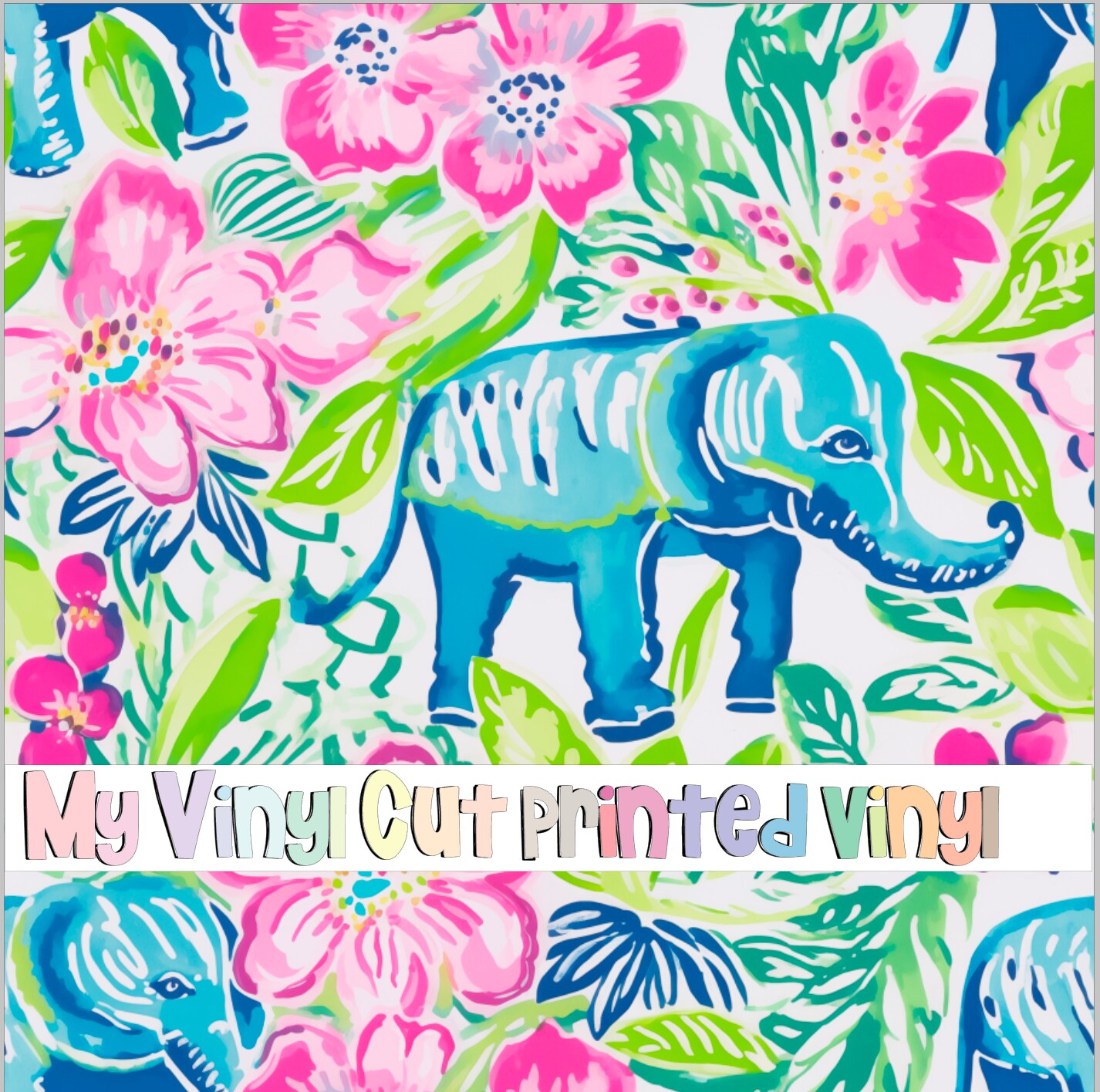 12 x 12 inch Sheet of Printed Vinyl or HTV in the K80-40 Pattern ...