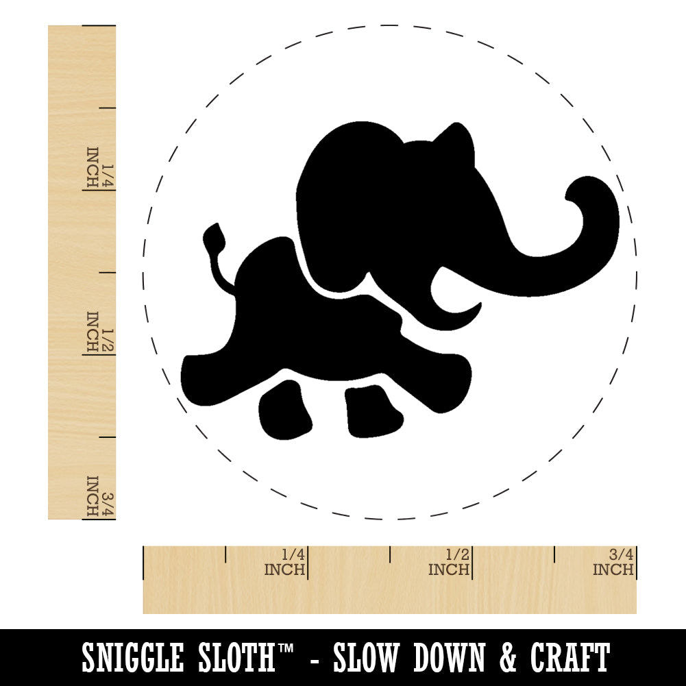 Marching Baby Elephant Rubber Stamp for Stamping Crafting Planners ...