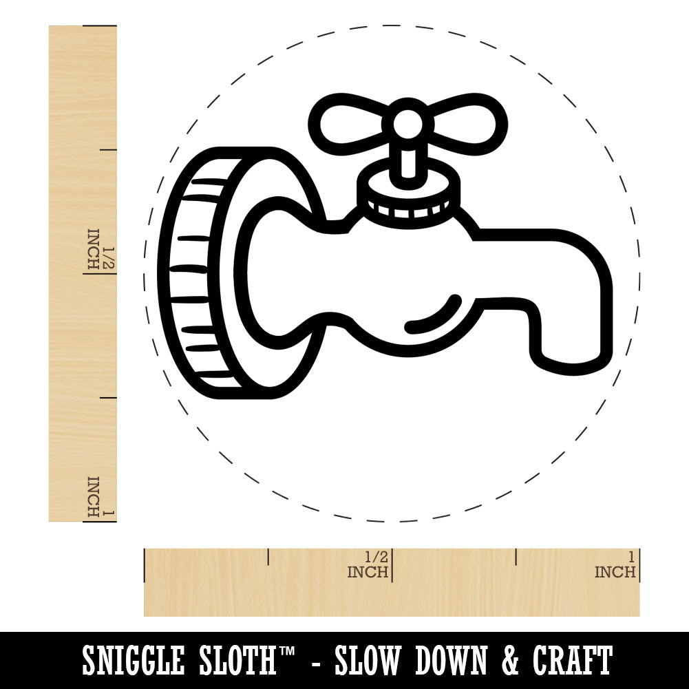 Water Faucet Rubber Stamp for Stamping Crafting Planners | Michaels