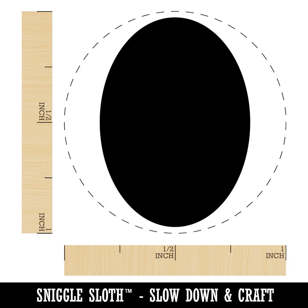 Oval Solid Rubber Stamp for Stamping Crafting Planners | Michaels