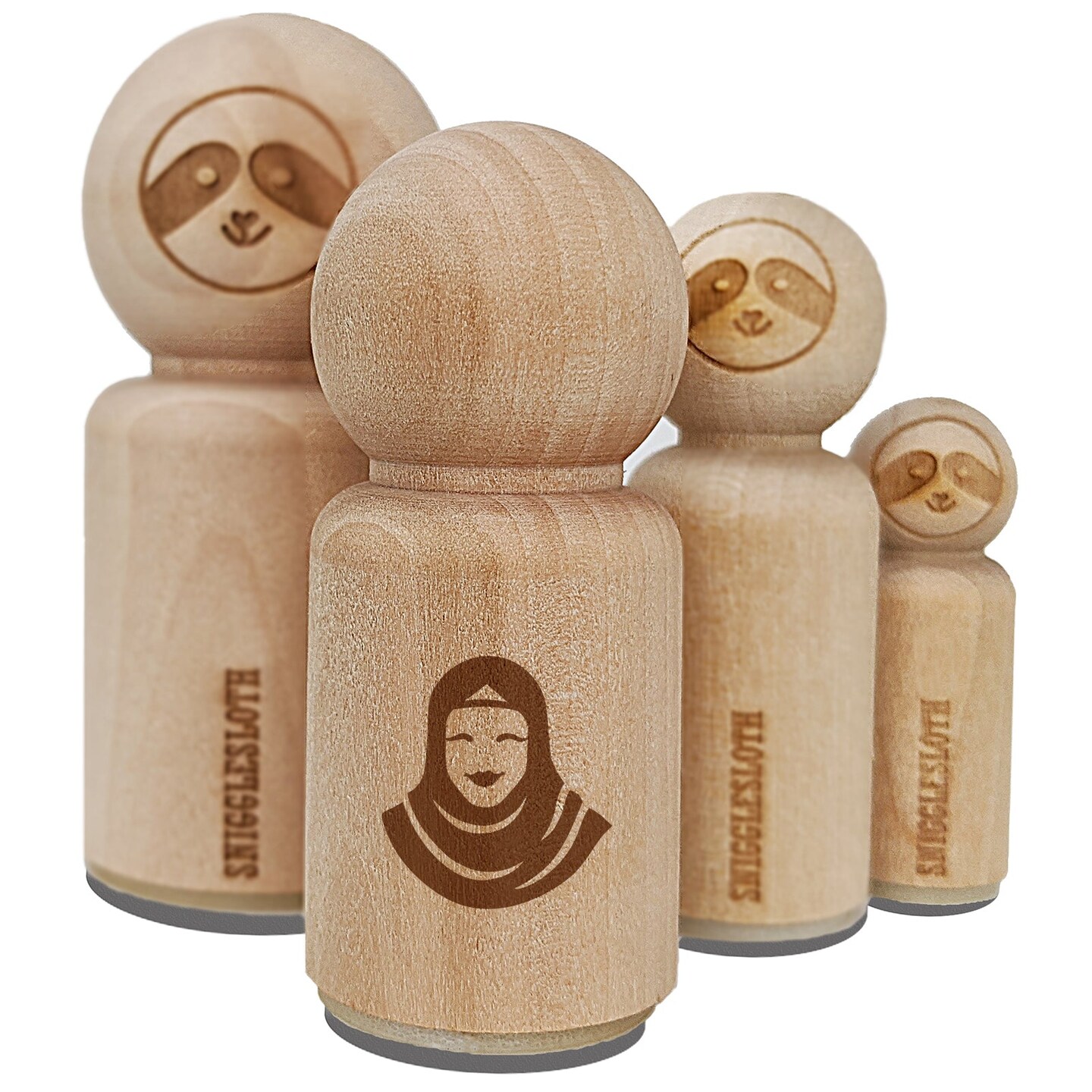 Hijab Muslim Woman Rubber Stamp for Stamping Crafting Planners | Michaels