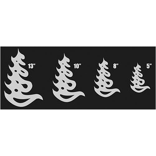 Custom Shop Cm-2 Fins & Fire Utility Stencil Se All 4 Sizes Airbush ...