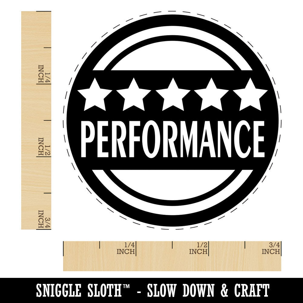 Five Star Performance Rubber Stamp for Stamping Crafting Planners ...