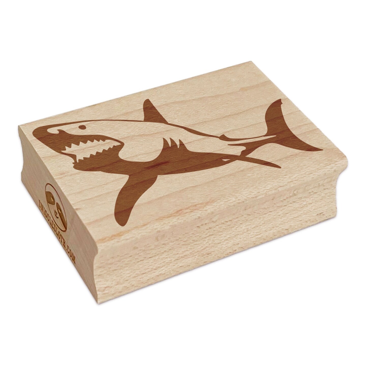 Great White Shark Rectangle Rubber Stamp for Stamping Crafting | Michaels