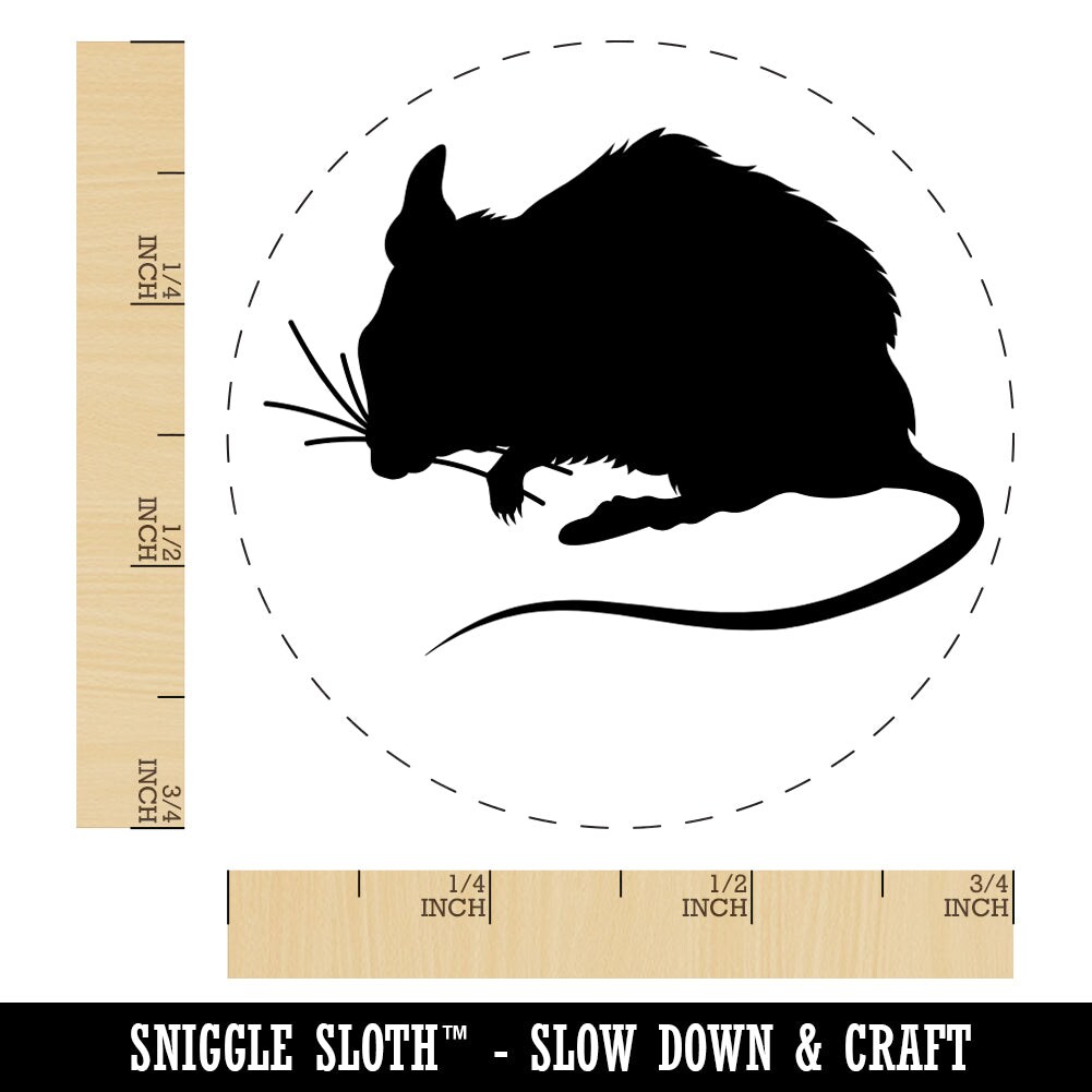Mouse Solid Rubber Stamp for Stamping Crafting Planners | Michaels