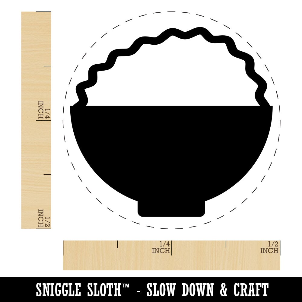 Bowl of Rice Rubber Stamp for Stamping Crafting Planners | Michaels