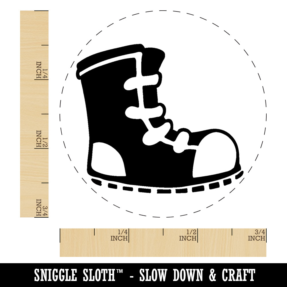 Sneaker Shoe High Top Laces Rubber Stamp for Stamping Crafting Planners ...