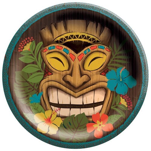 Vintage Tiki Round Plates, 6.75" | Michaels