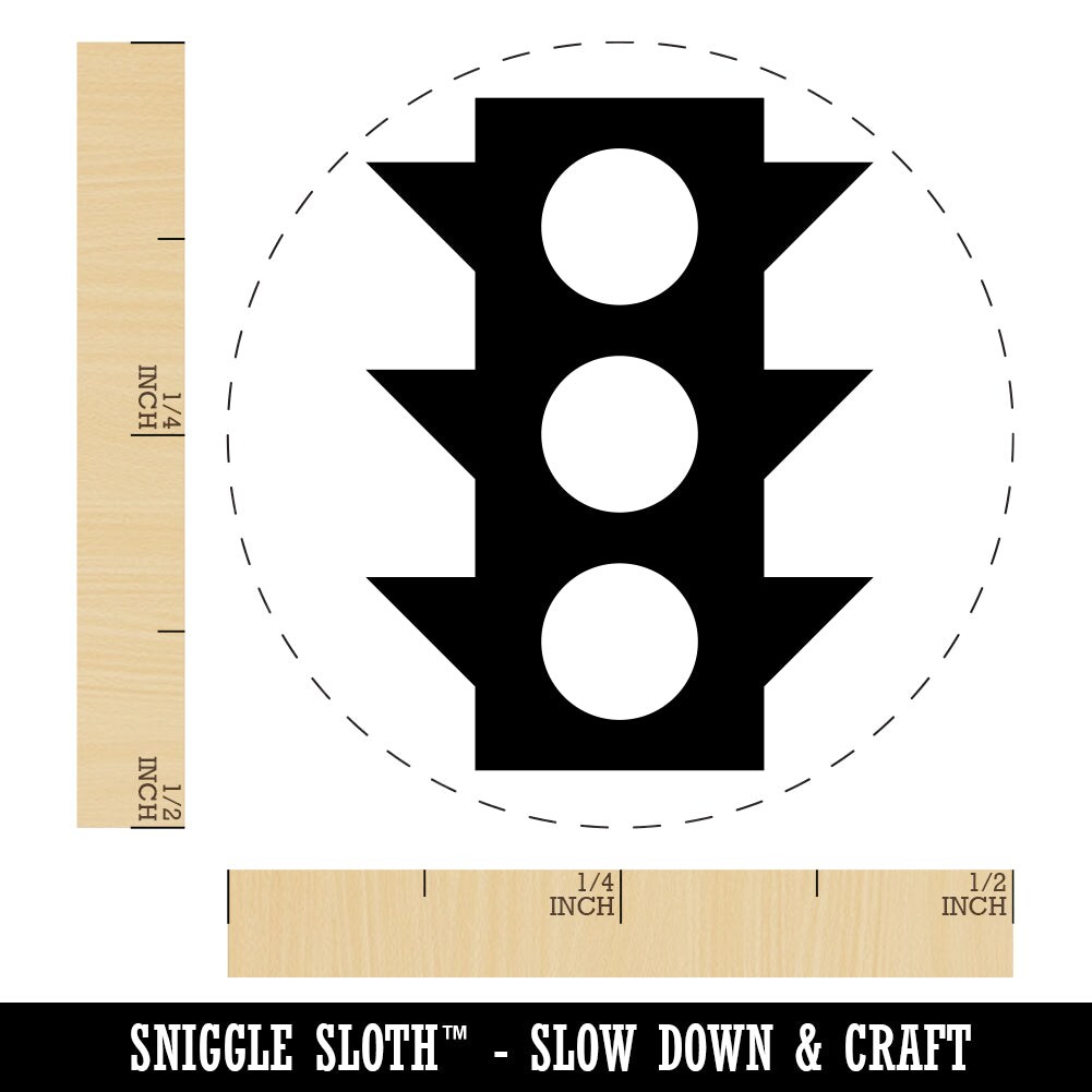 Traffic Light Icon Rubber Stamp for Stamping Crafting Planners | Michaels