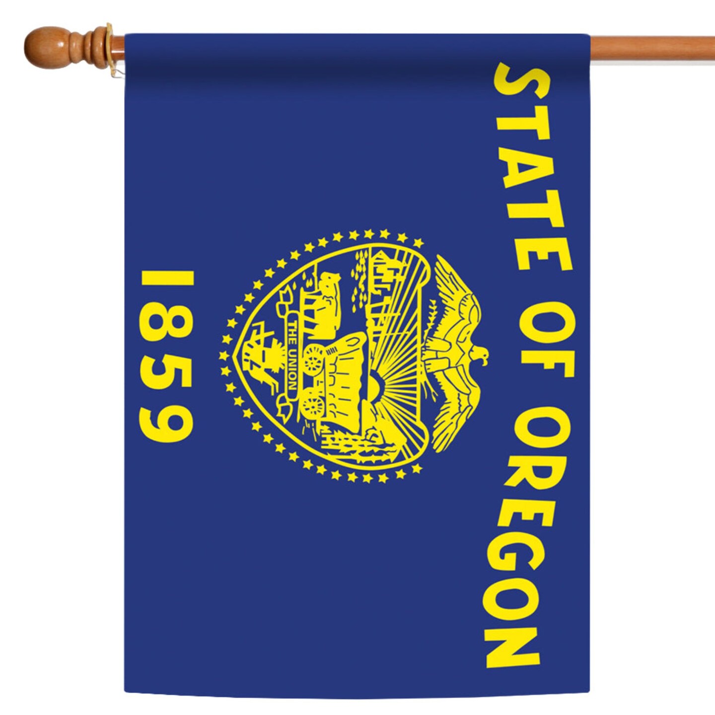 Toland Home Garden Blue and Yellow Oregon State Outdoor House Flag 40 ...