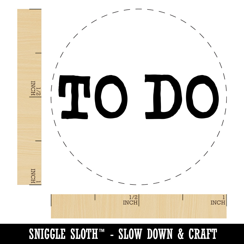 To Do Text Rubber Stamp for Stamping Crafting Planners | Michaels