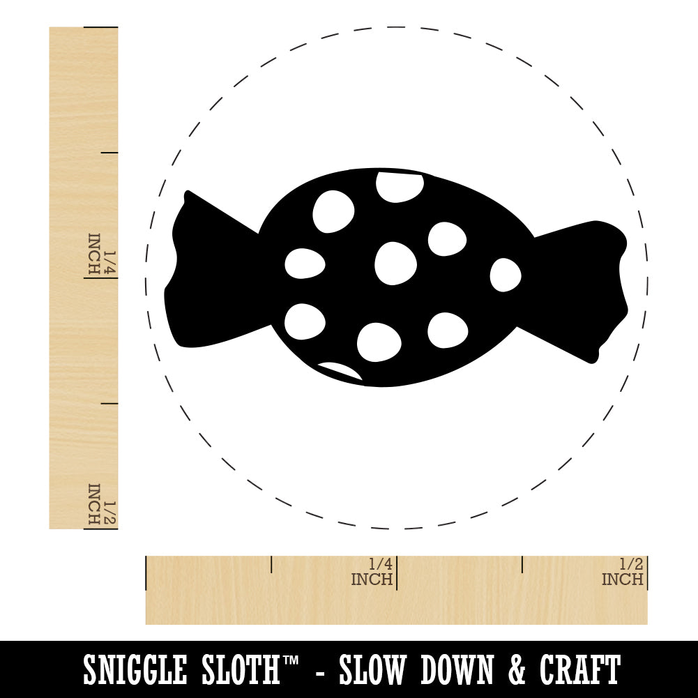 Polka Dot Candy Rubber Stamp for Stamping Crafting Planners | Michaels
