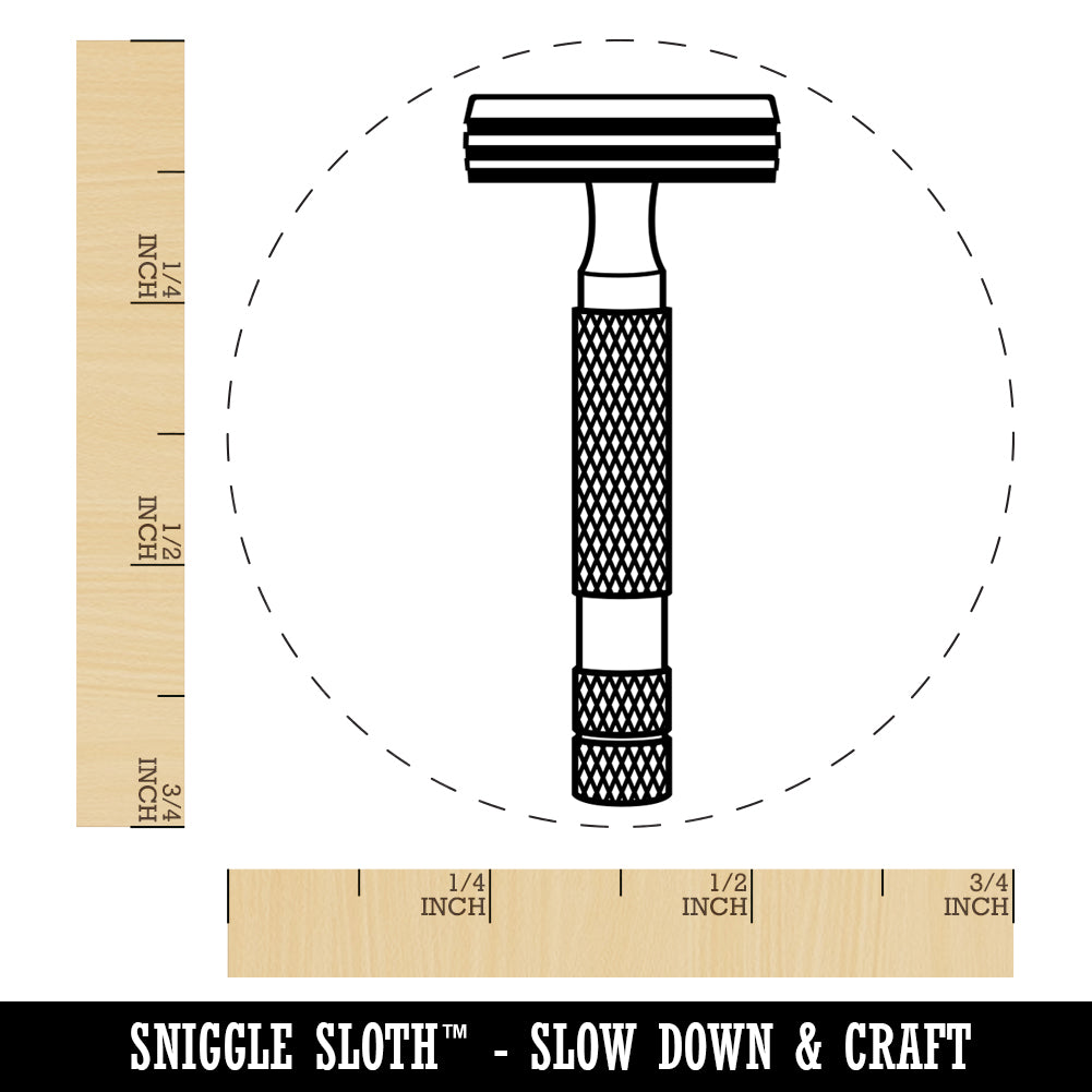Razor Shaving Blade Rubber Stamp for Stamping Crafting Planners | Michaels