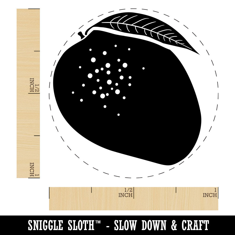 Mango Fruit Solid Rubber Stamp for Stamping Crafting Planners | Michaels