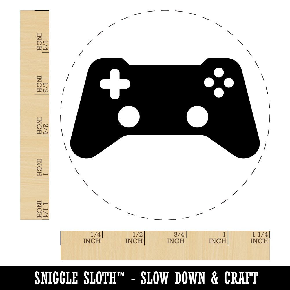 Video Game Controller Icon Rubber Stamp for Stamping Crafting Planners ...