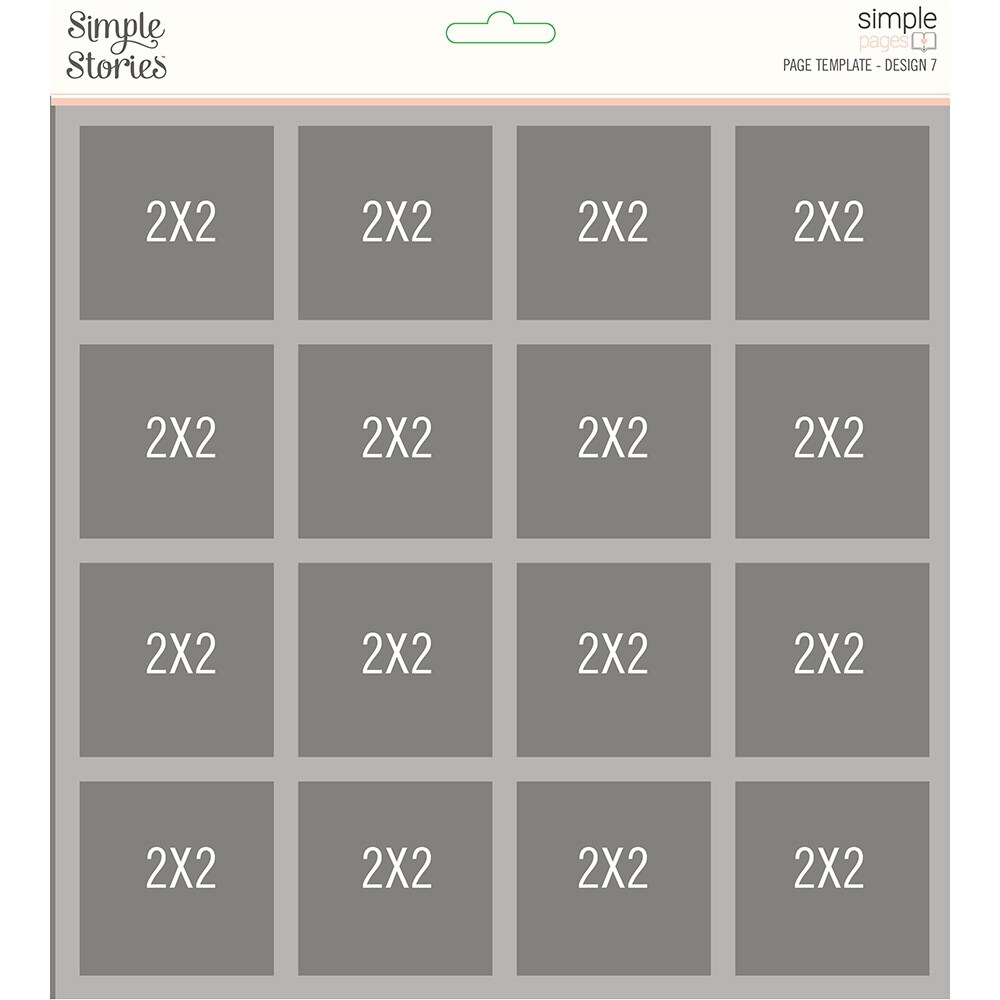 Simple Stories Simple Pages Page Template-(1) 16-2"X2" | Michaels