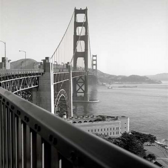 Golden Gate Bridge - 30 Poster Print by Alan Blaustein (24 x 24), Color ...