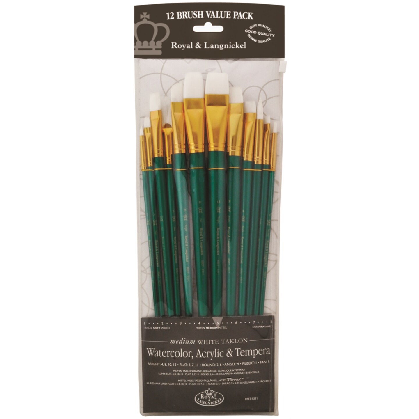Royal Brush Manufacturing Royal and Langnickel Zip N' Close Brush Set ...
