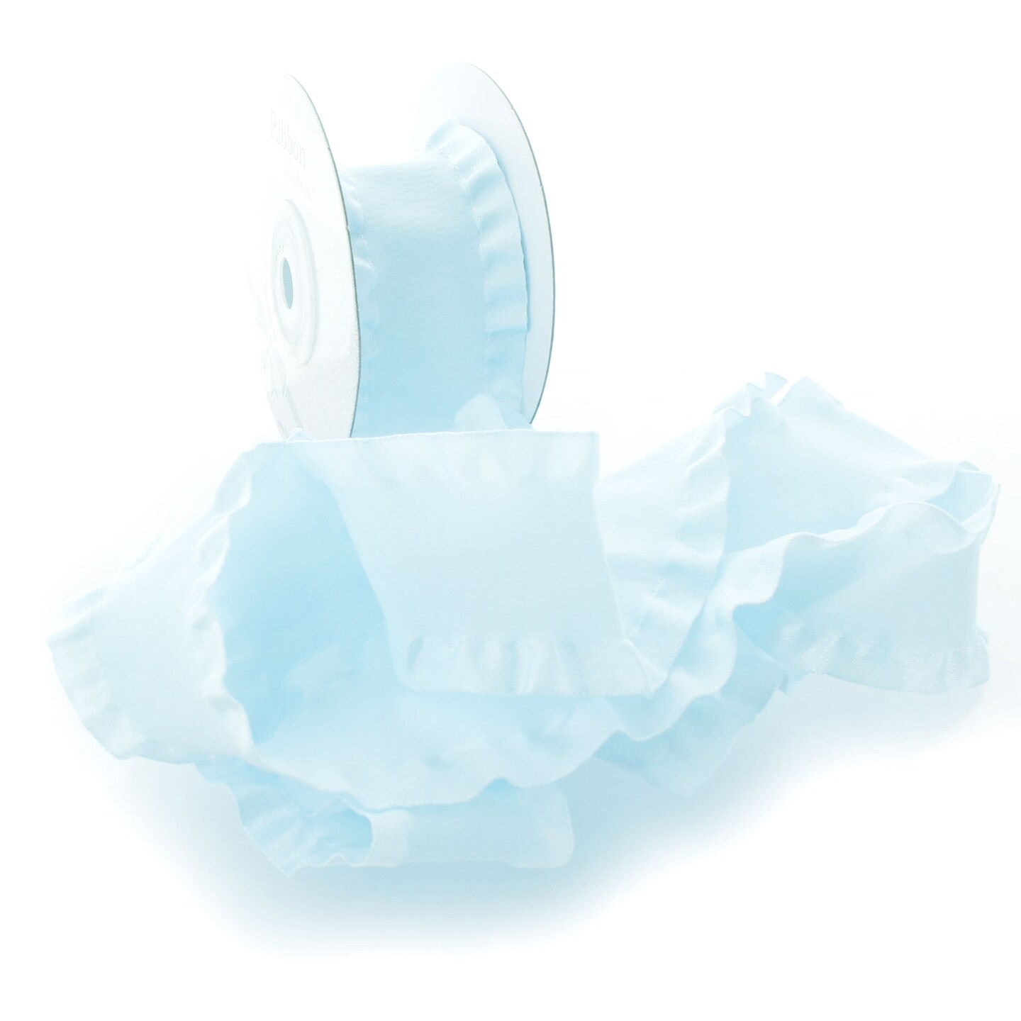 1.5" Satin Double Ruffle Edge Ribbon | Michaels