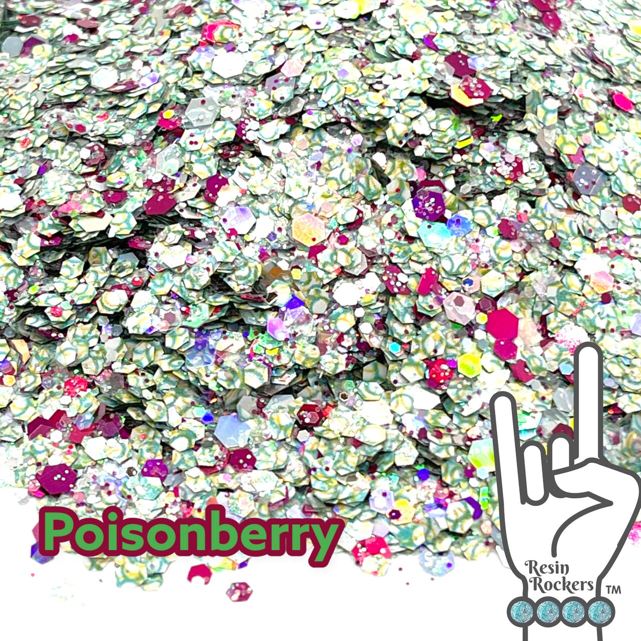 Poisonberry Holographic Pixie for Poxy Chunky Glitter Mix | Michaels