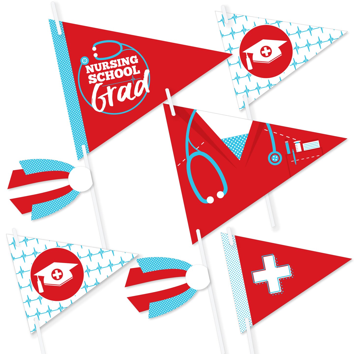 Big Dot of Happiness Nurse Graduation - Triangle Medical Nursing ...