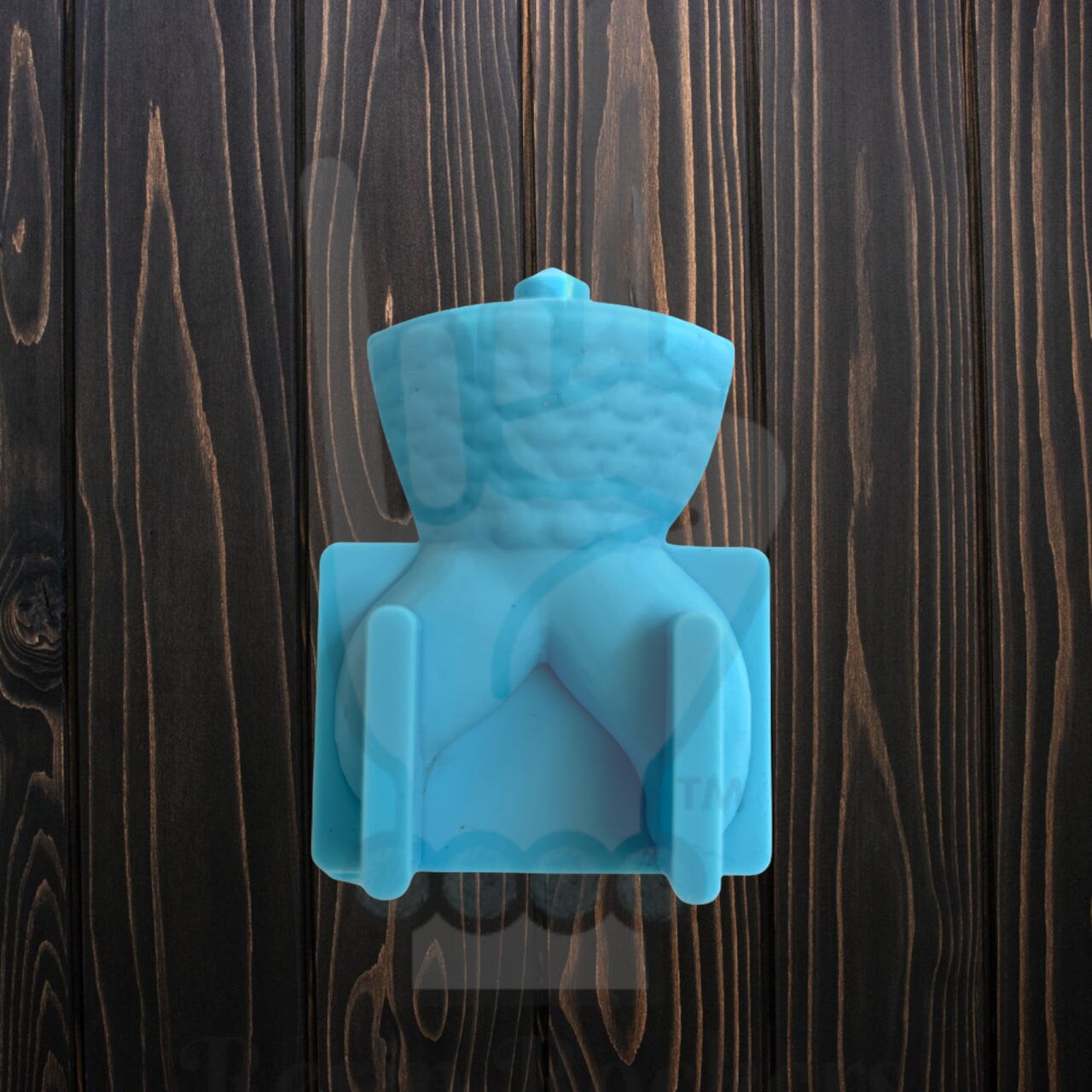 Blue Silicone 3D Mermaid Tail Straw Topper Mold for Epoxy Resin Art ...
