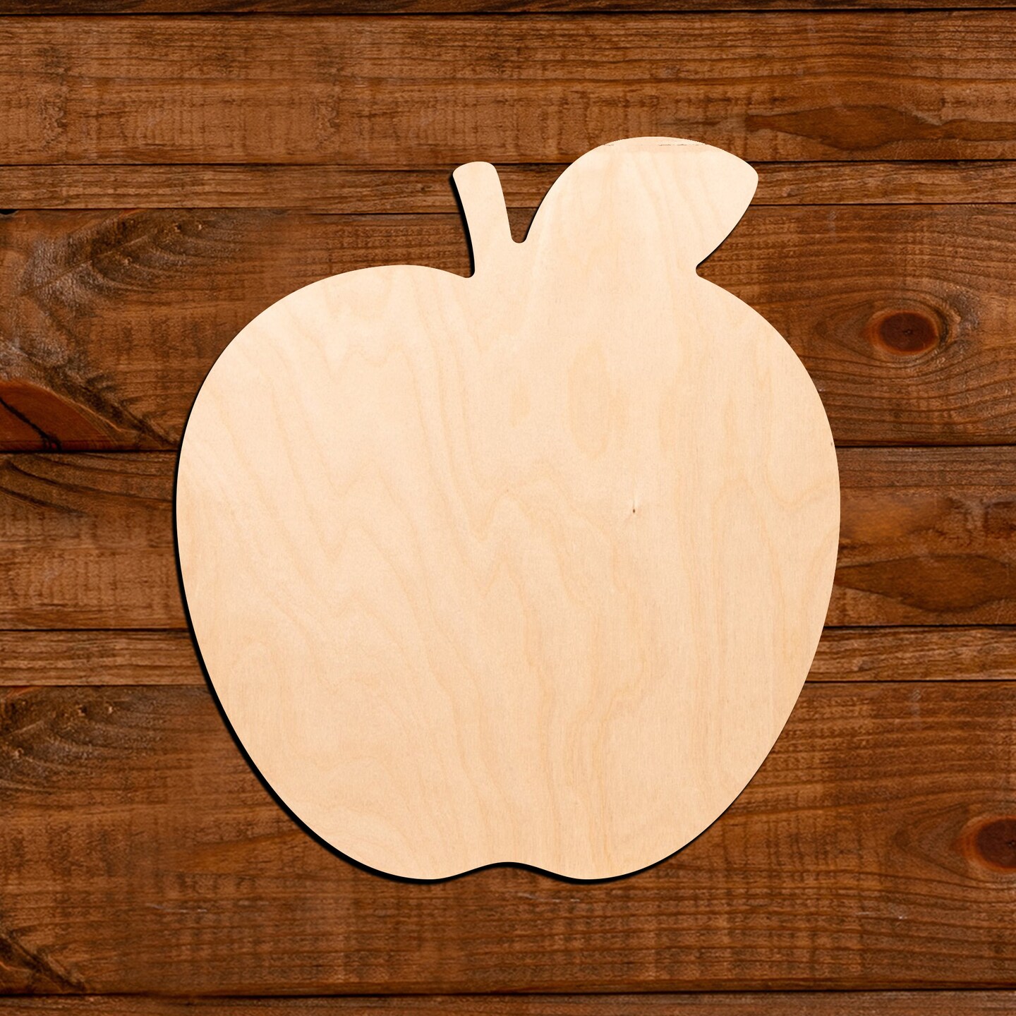 12 in. Unfinished Wooden Apple Shape | Michaels