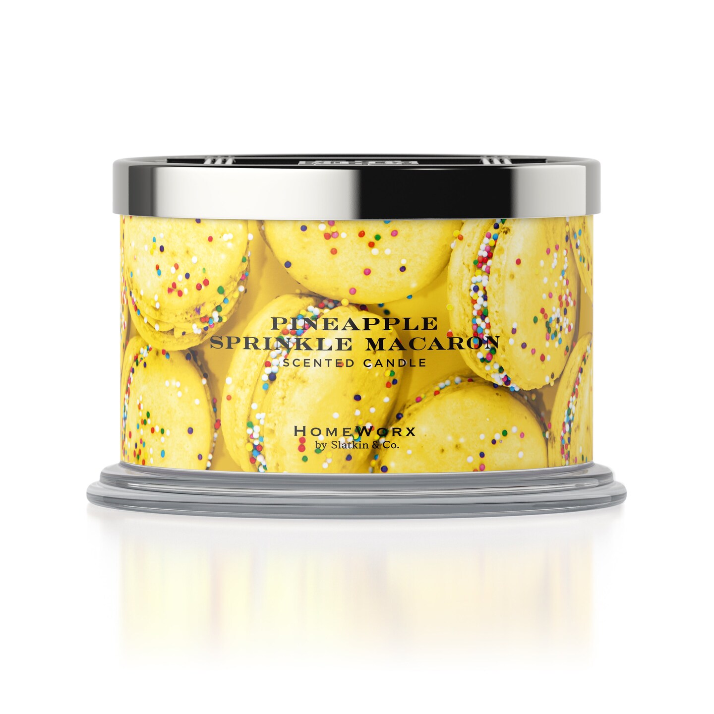 Pineapple Sprinkle Macaroon Candle | Michaels