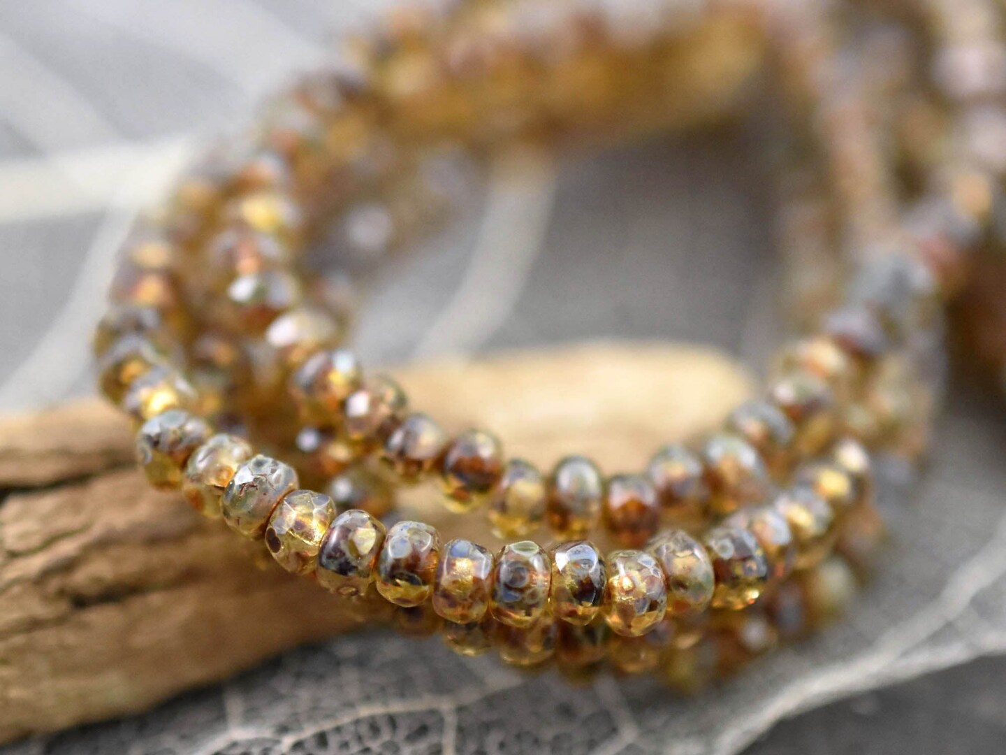 *50* 2x3mm Crystal Picasso Faceted Micro Spacer Beads | Michaels