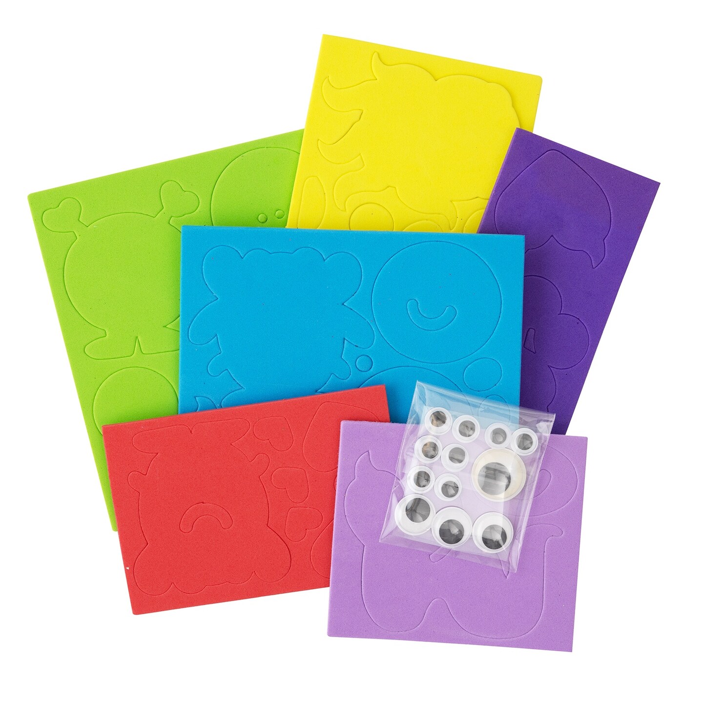 Colorbok Cupid Club DIY Foam Sticker Kit-Monsters, Makes 6 | Michaels