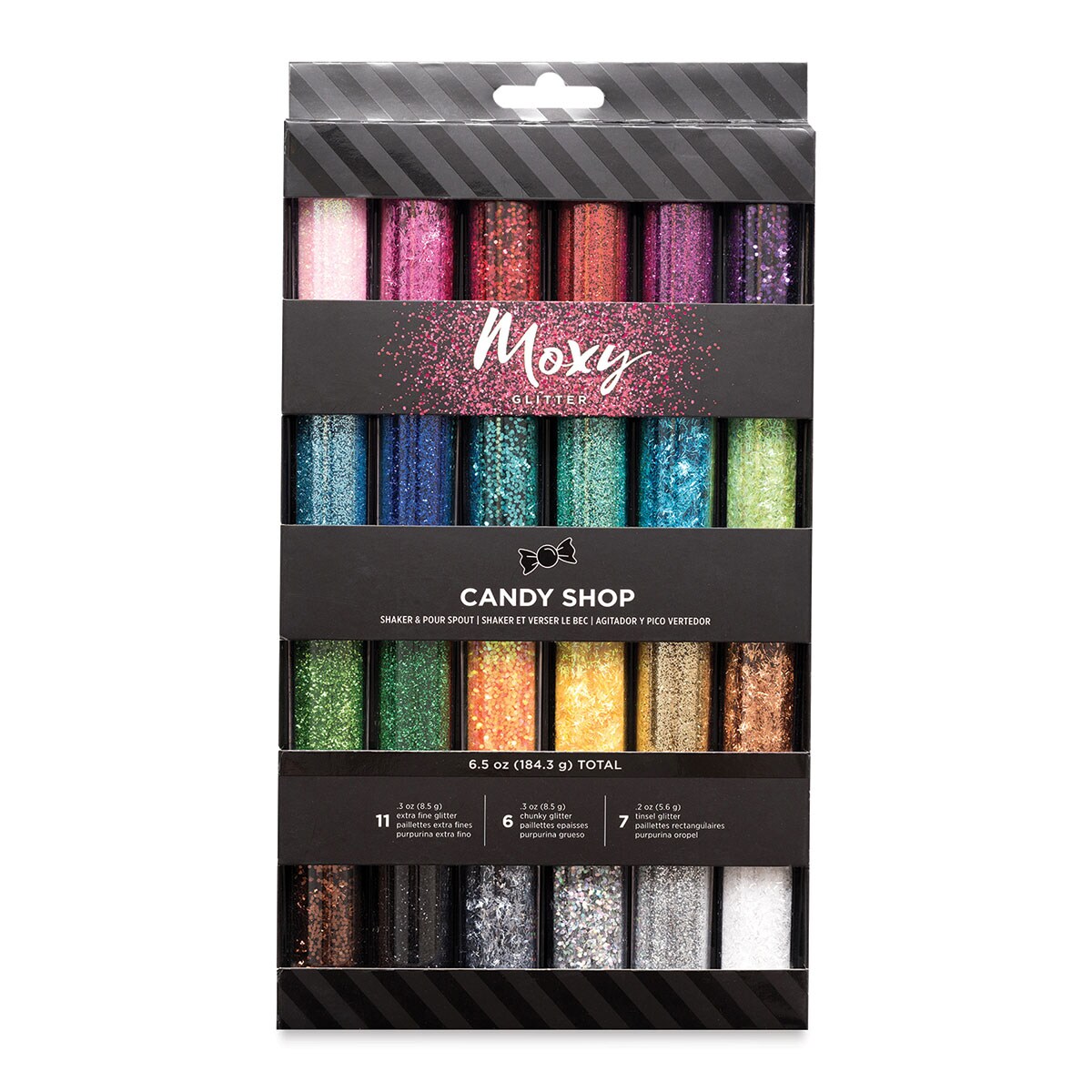 American Crafts Moxy Glitter - Candy Shop, Set of 24 | Michaels