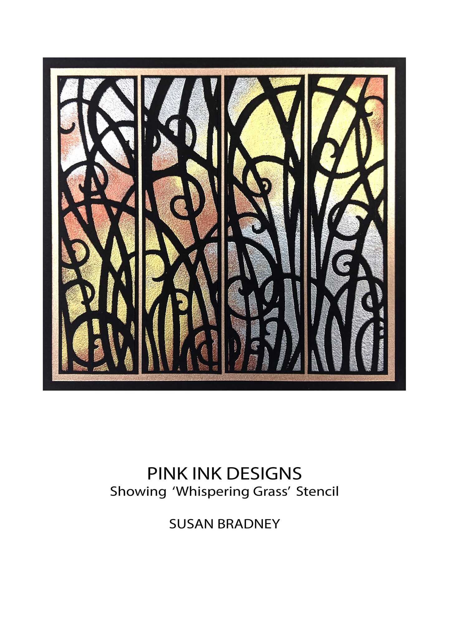 Pink Ink Designs Stencil 7"X7"-Whispering Grass | Michaels