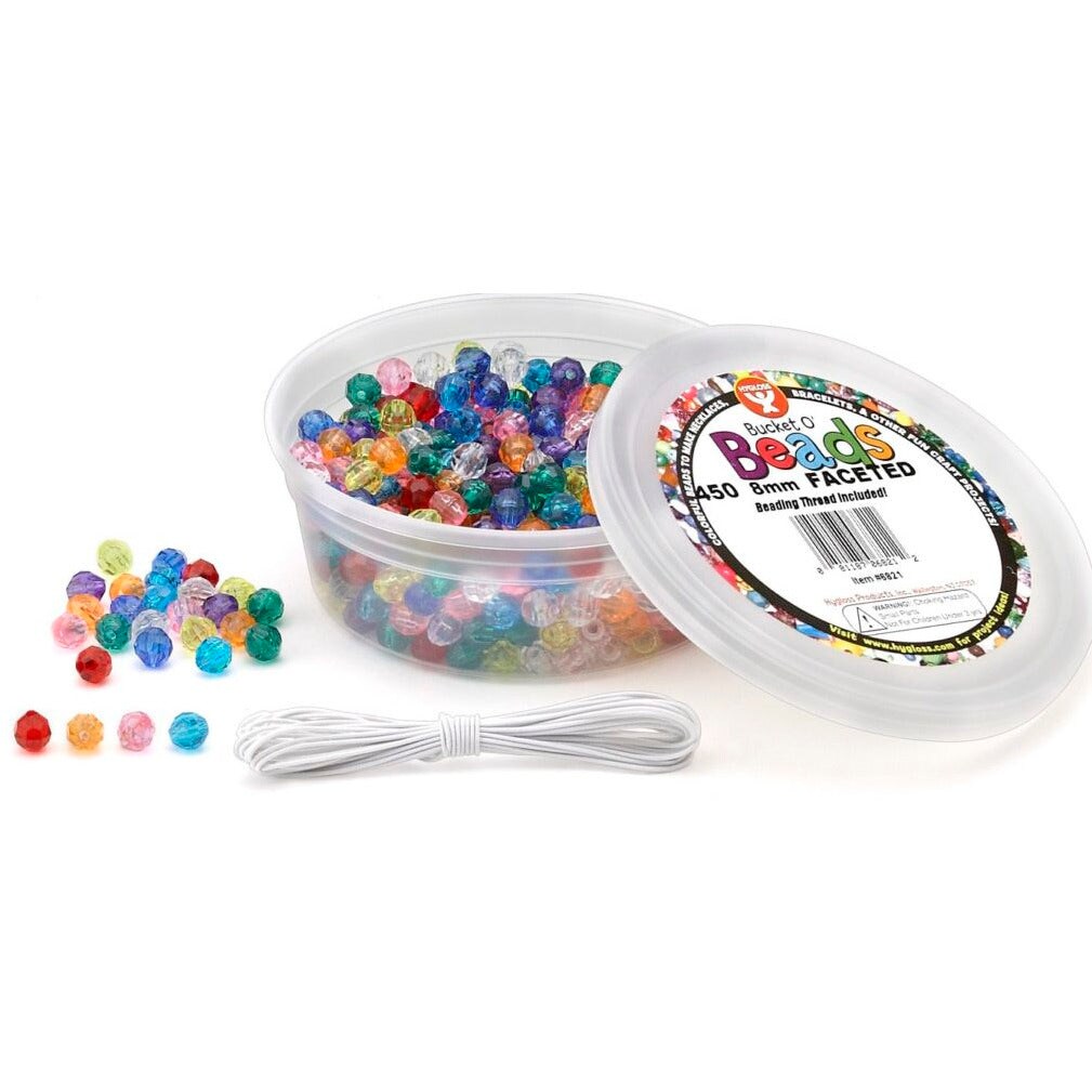 Bucket of Beads with Thread | Michaels