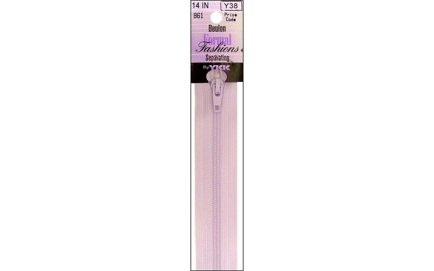YKK Beulon LW Separating FF Zipper 14" Iris | Michaels