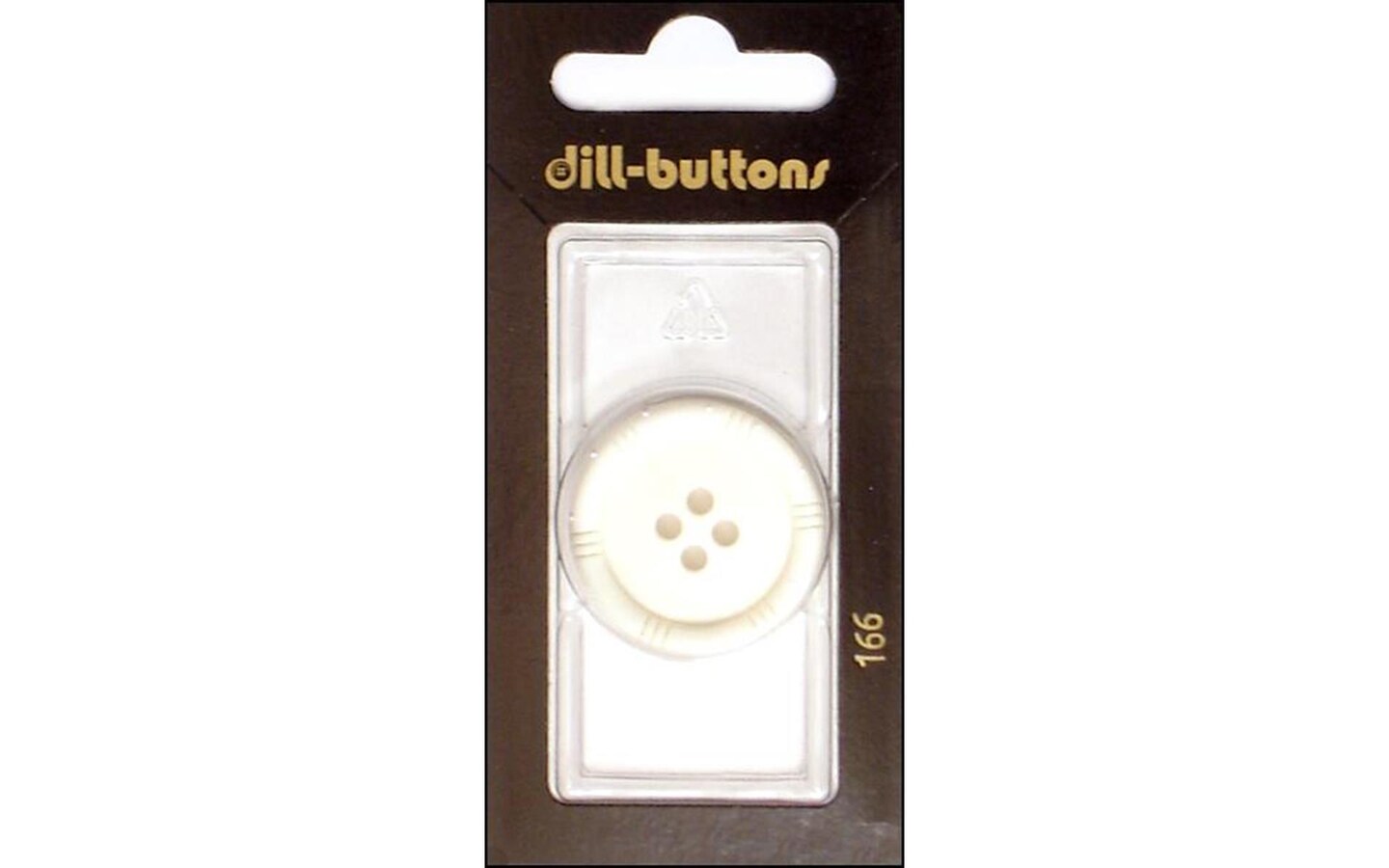 Dill Buttons 28mm 1pc 4 Hole White | Michaels