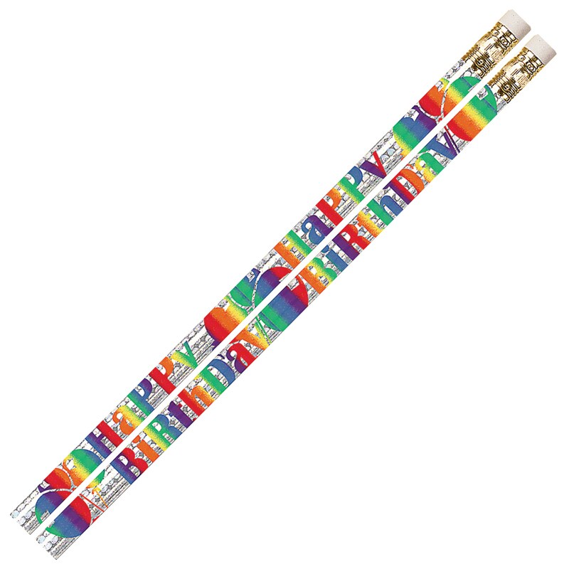 Birthday Blitz Motivational Pencils, 12 Per Pack, 12 Packs | Michaels