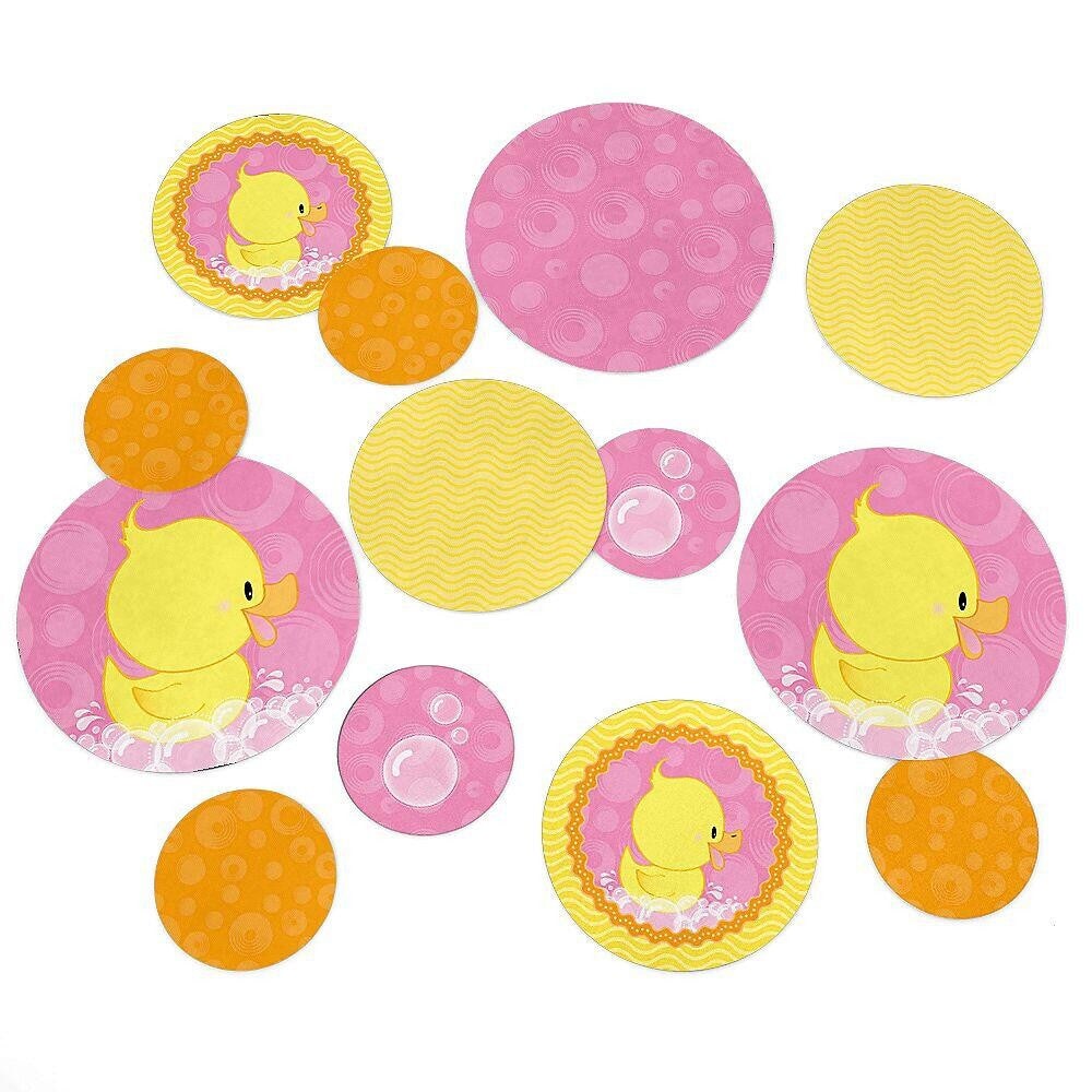 Big Dot of Happiness Pink Ducky Duck - Girl Baby Shower or Birthday ...