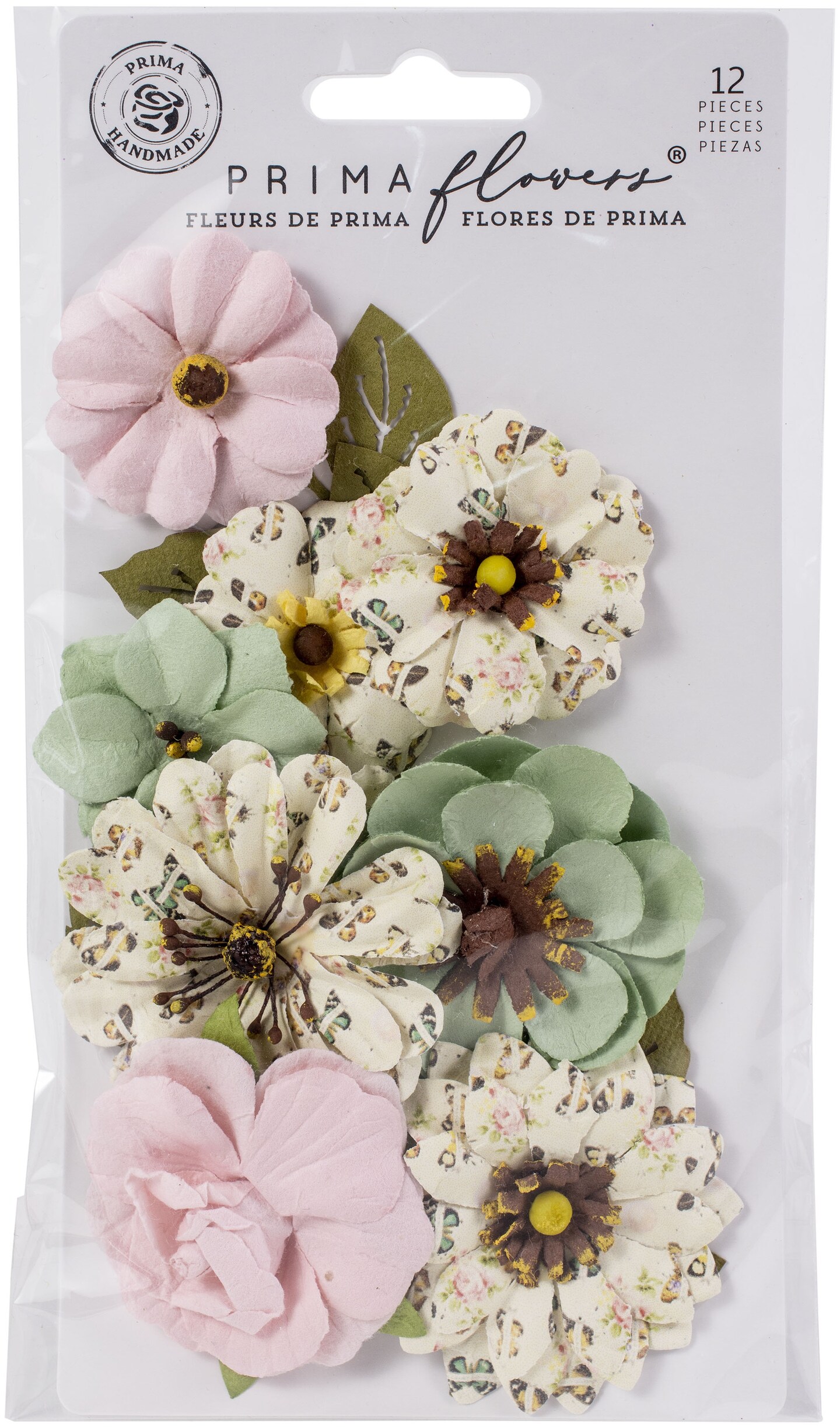 Prima Marketing Mulberry Paper Flowers-Sewn Together/My Sweet | Michaels